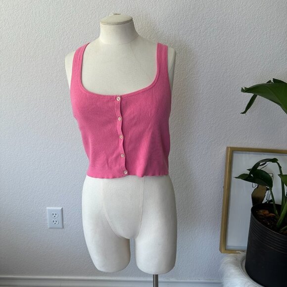 Aritzia | Tops | Wilfred Womens Buttonup Crop Tank | Poshmark